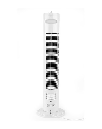 Beldray 32 Inch Tower Fan With Timer White | Fashion World