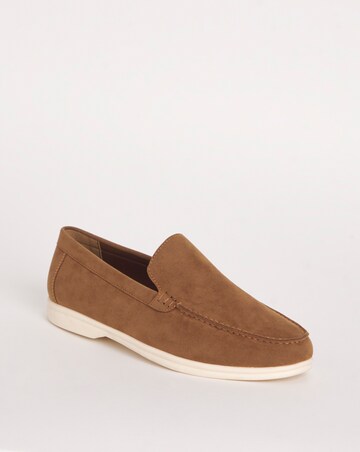 Suede Look Loafer Wide Fit | Fashion World