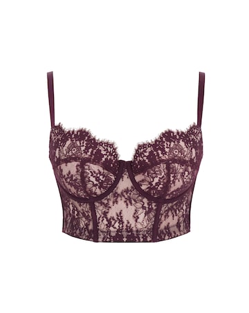 Panache Carmen Wired Lace Bustier | Fashion World